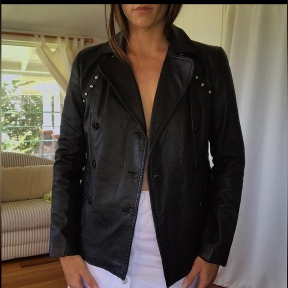 BCBGMaxAzria | Jackets & Coats | Bcbg Leather Jacket | Poshmark